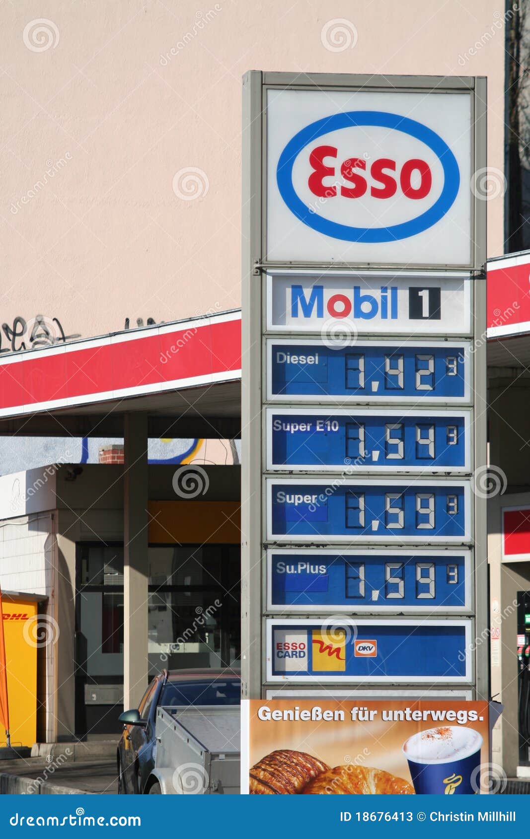 Gas station editorial stock photo. Image of station, germany - 18676413