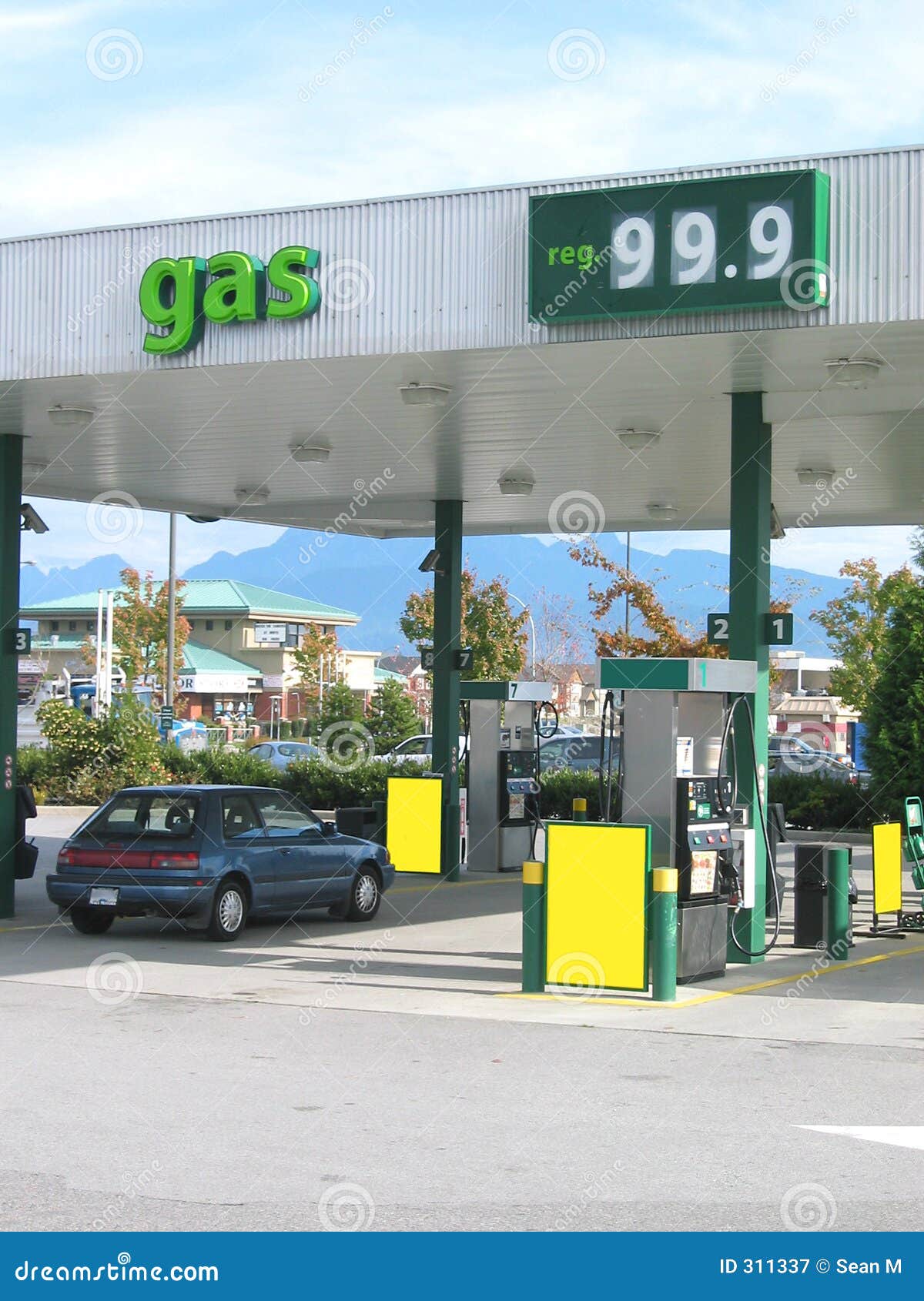 Gas Station stock image. Image of stations, price, economy - 311337