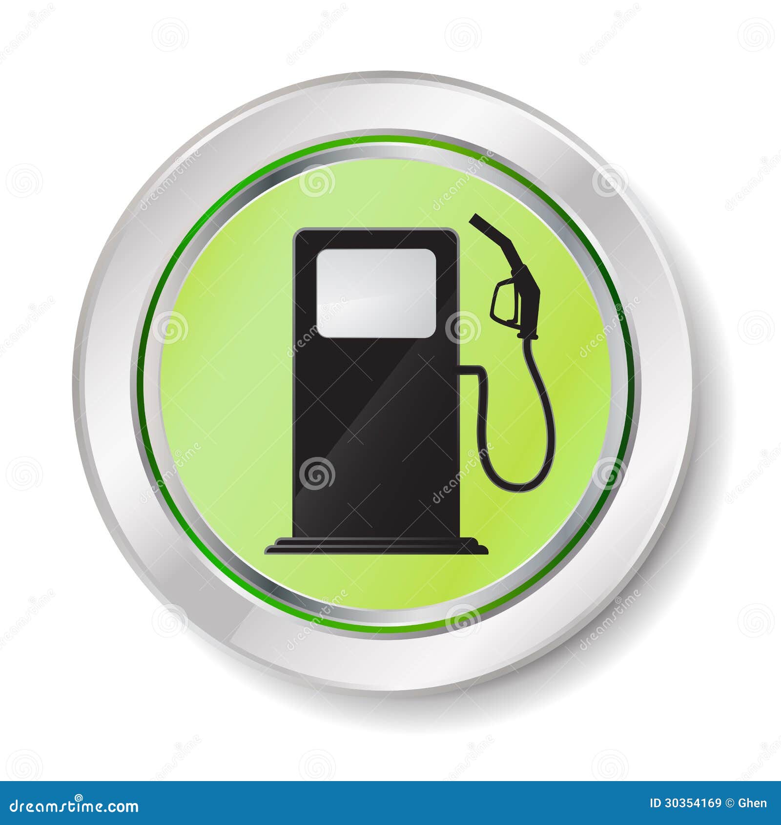 Gas station button stock vector. Illustration of auto - 30354169