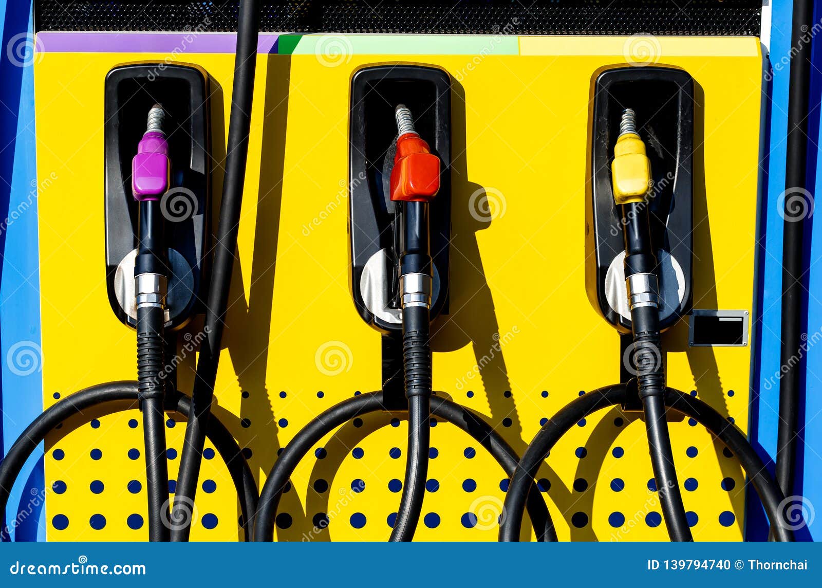 Gas Station / Filling Station Stock Photo - Image of track, regular ...