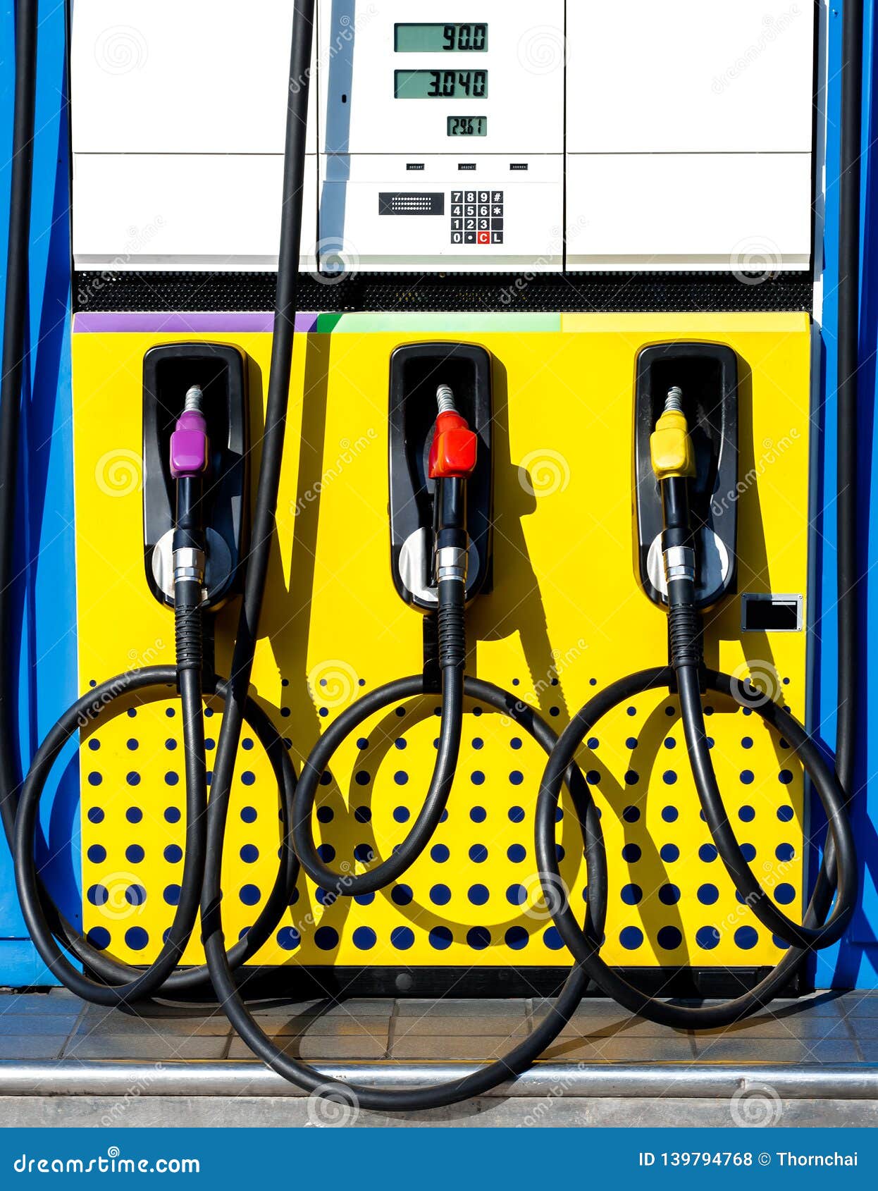 Gas Station / Filling Station Stock Photo - Image of gasoline, tank ...