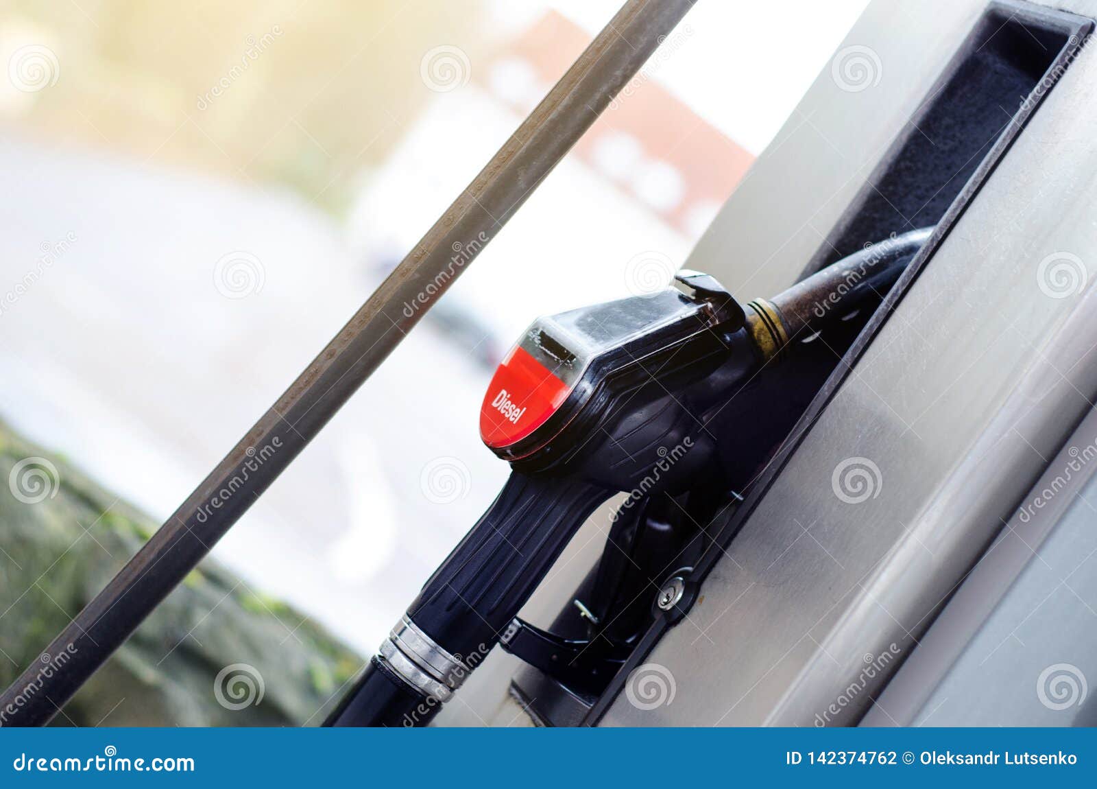Gas Station. Filling Petroll in Station Stock Photo - Image of ...
