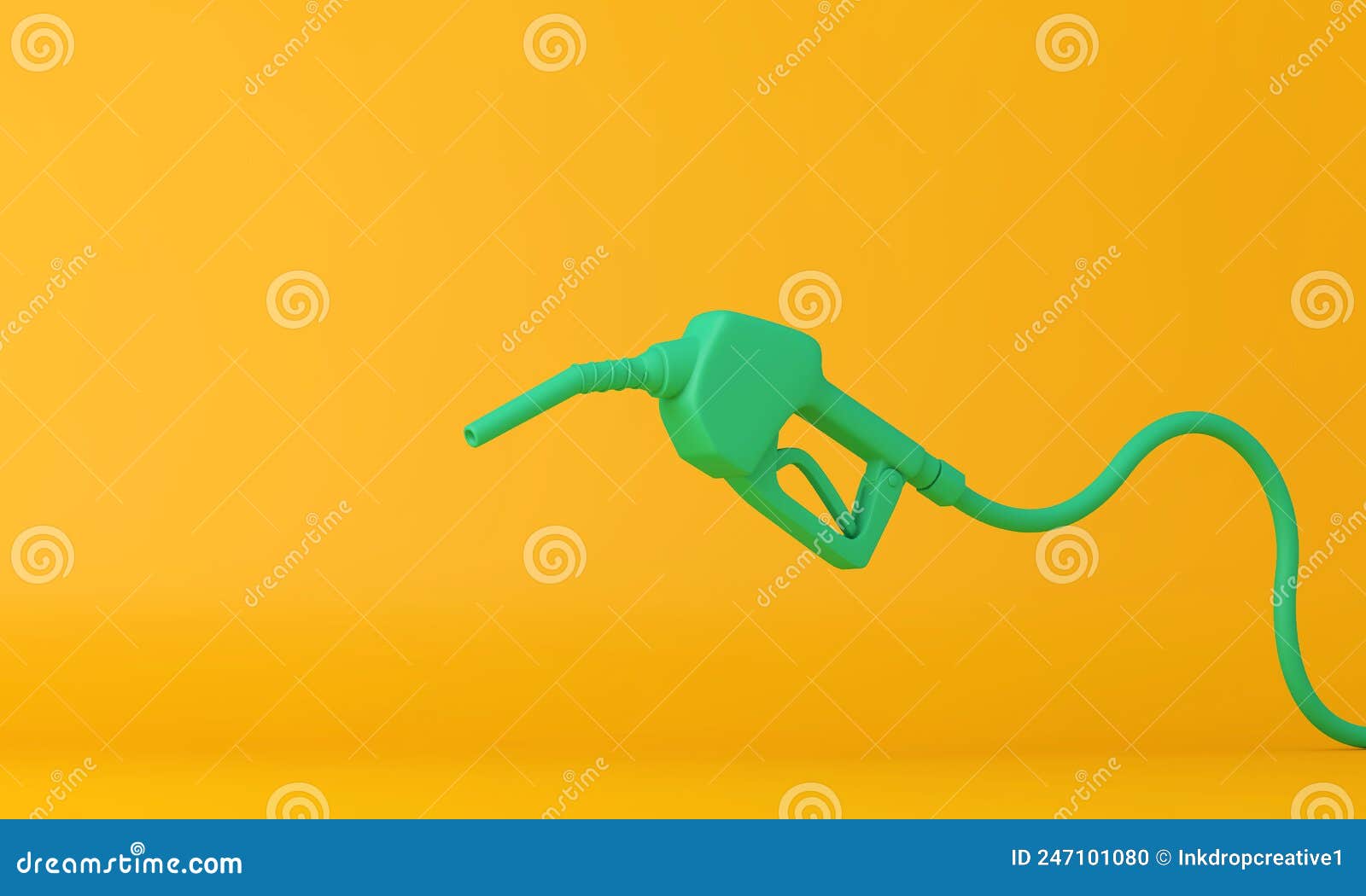 Gas Station Fuel Pump Abstract Background. 3D Rendering Stock ...