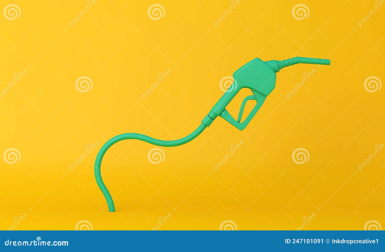 Gas Station Fuel Pump Abstract Background. 3D Rendering Stock ...