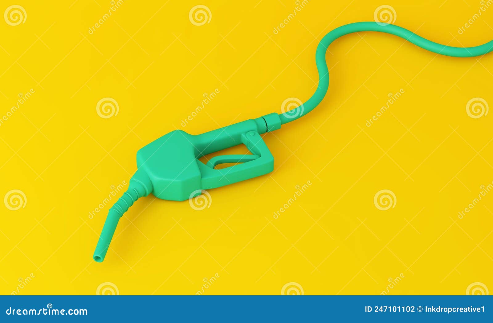 Gas Station Fuel Pump Abstract Background. 3D Rendering Stock ...