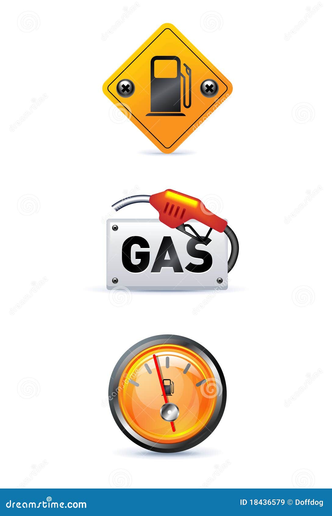 Gas station icon set stock vector. Illustration of petroleum - 18436579