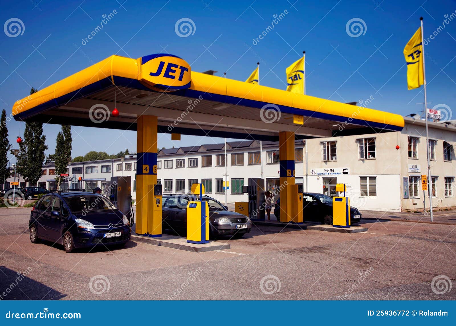 Gas station, JET editorial photography. Image of cancer - 25936772