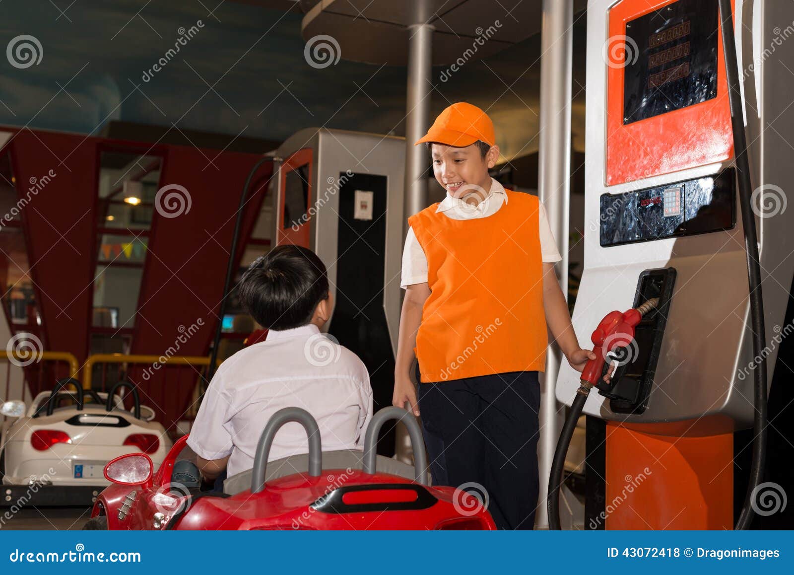 Gas station stock photo. Image of indoors, interaction - 43072418