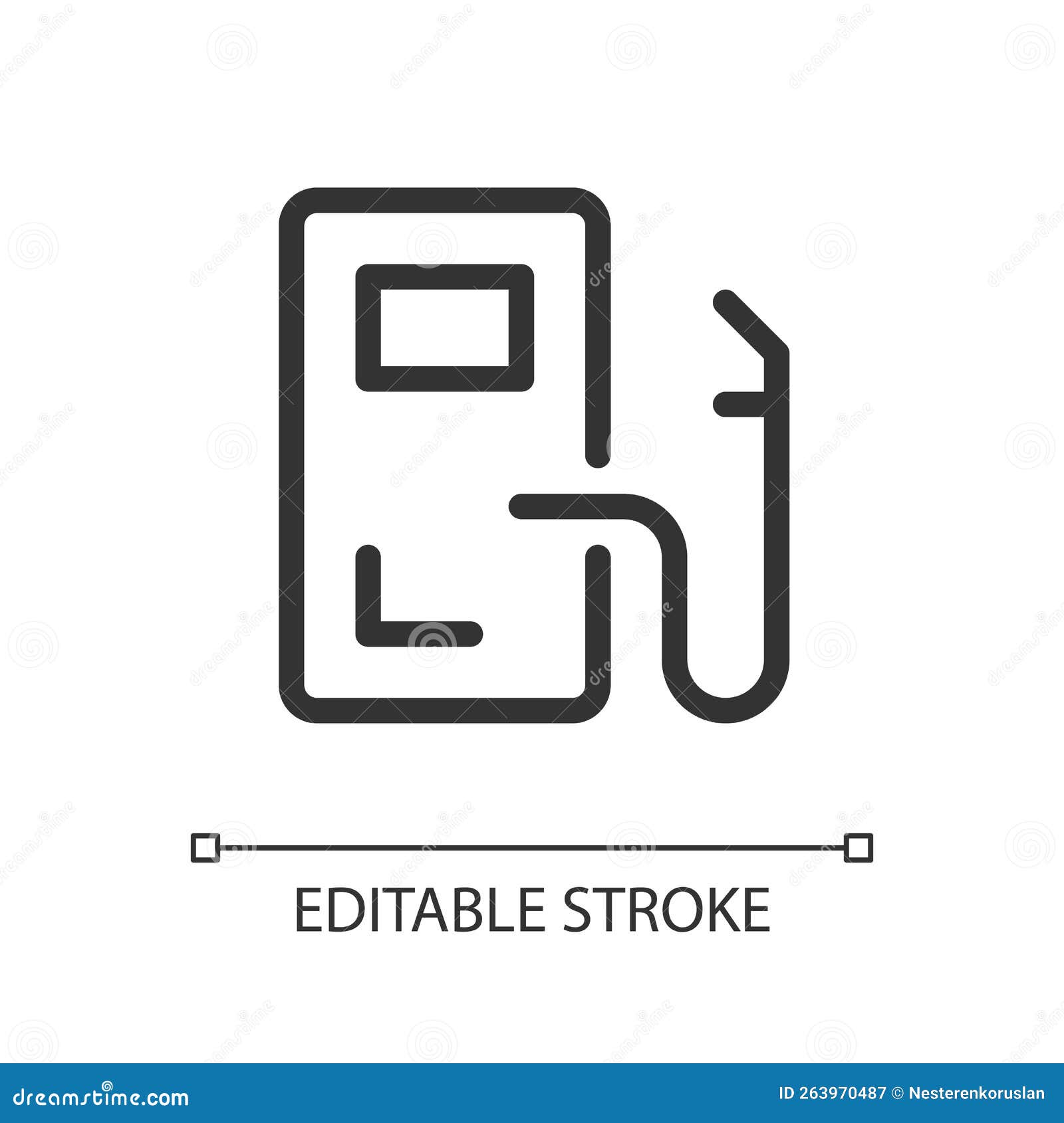 Gas Station Location Pixel Perfect Linear Ui Icon Stock Vector ... Gas Station Location Pixel Perfect Linear Ui Icon Stock Vector ...
