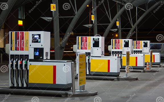Gas station editorial stock image. Image of benzine, color - 47874654