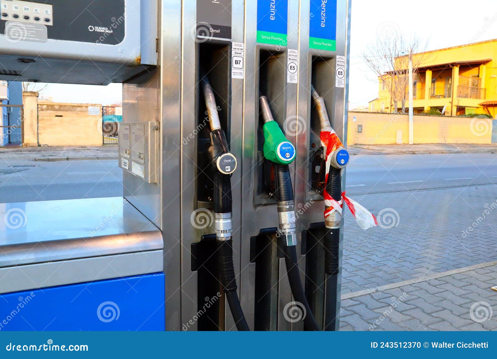 Gas Station, View of Fuel Pump Editorial Image - Image of view, benzina ...