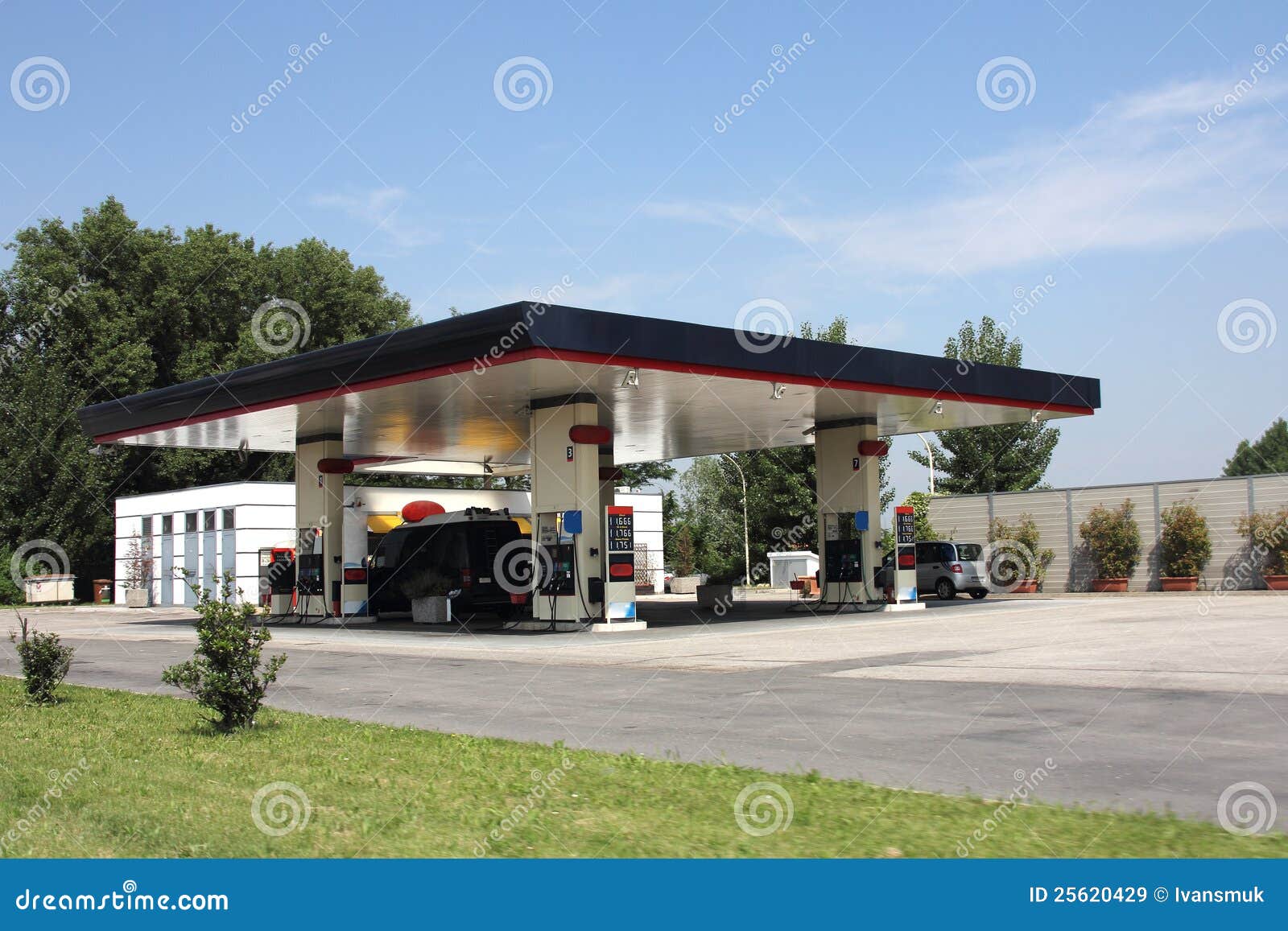 Gas station2 stock image. Image of travel, clear, petrol - 25620429