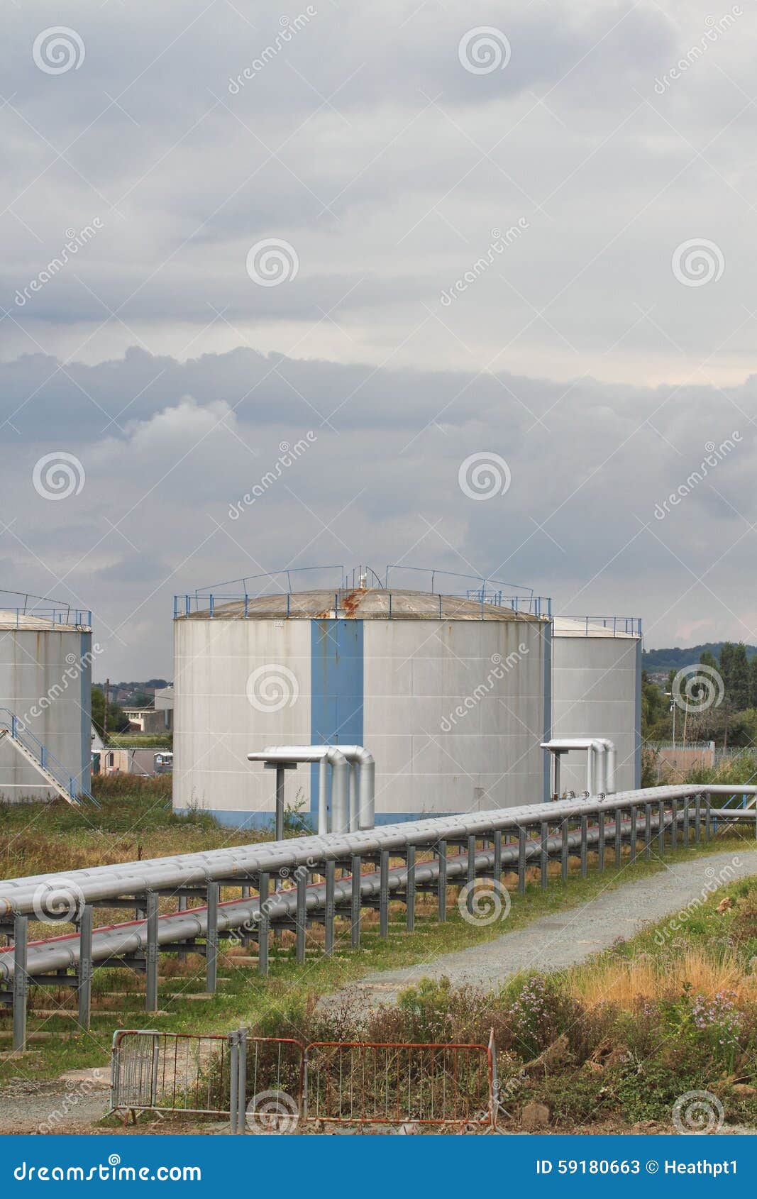 Gas Storage Terminal stock image. Image of petrochemical - 59180663