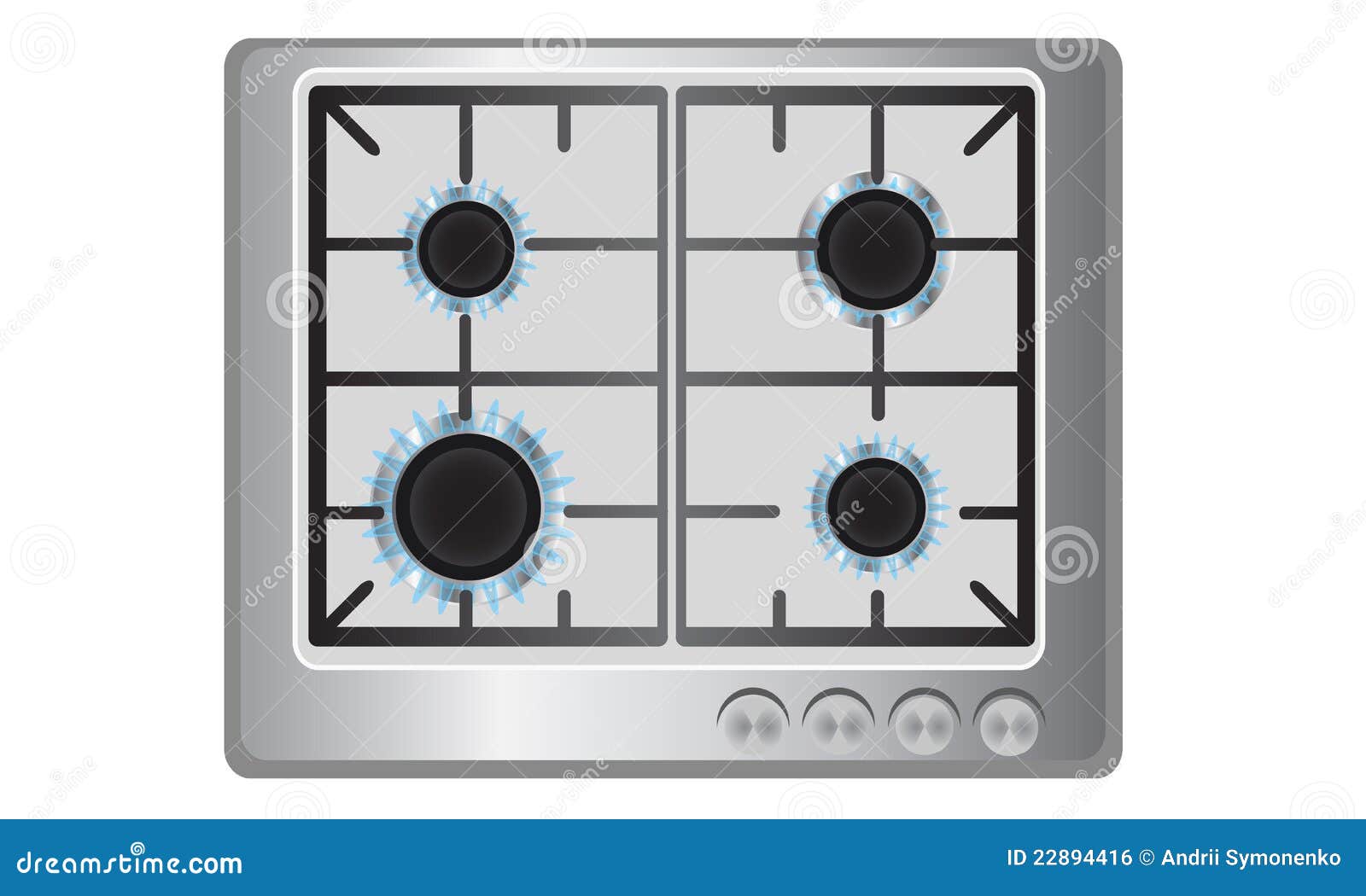 The Four Burners Theory Of Work Life Balance Vector | CartoonDealer.com ...