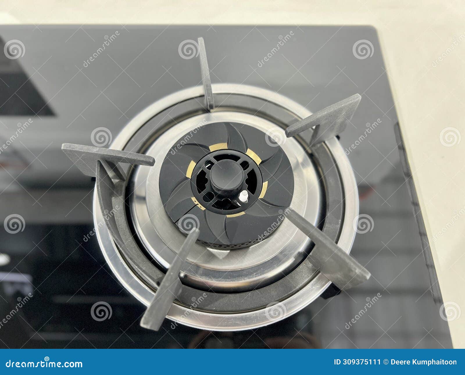 Gas Stove Head Gas Fire for Kitchen Room Equipment. Stock Image - Image ...