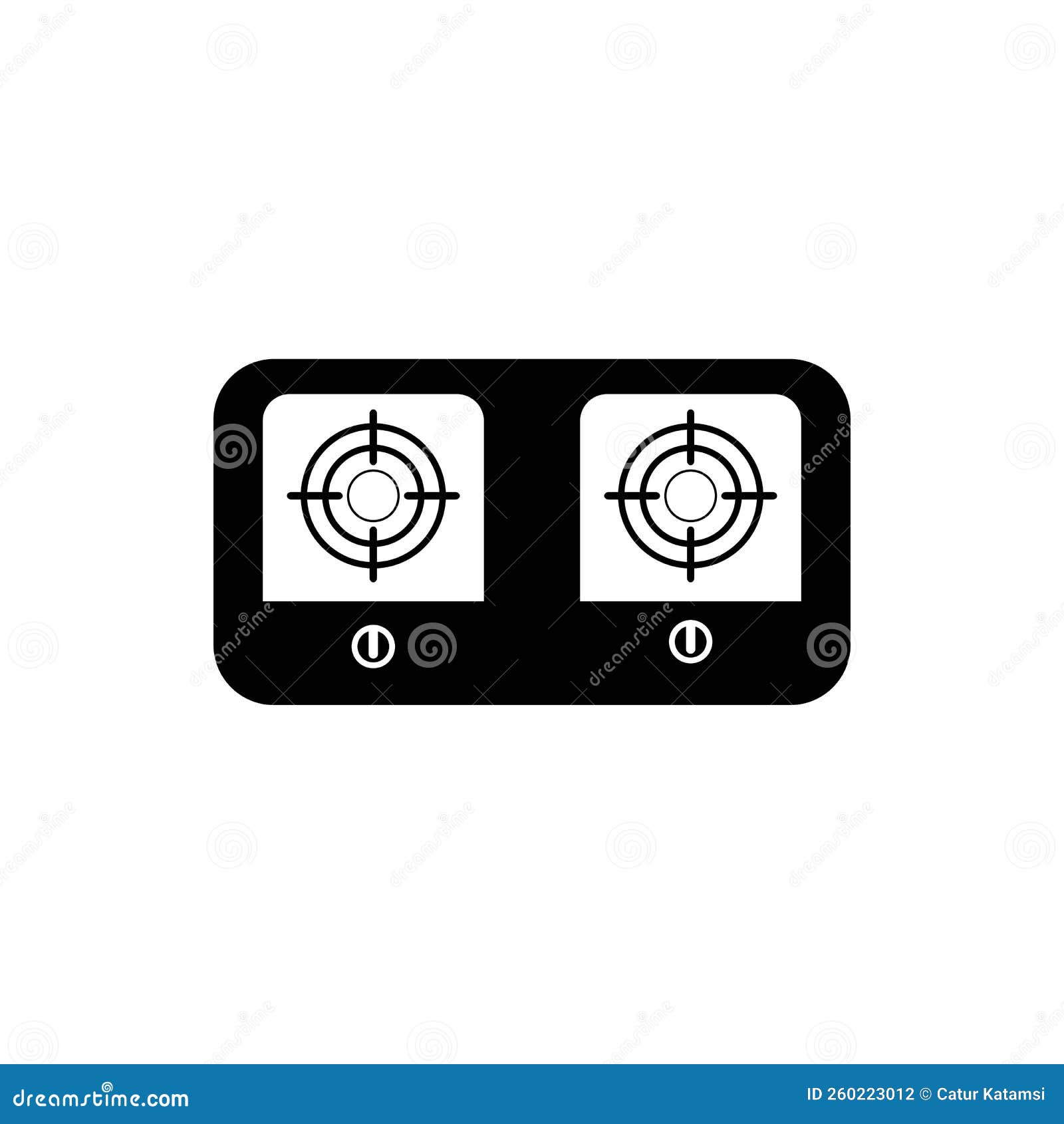 Gas stove icon logo vector stock illustration. Illustration of fire ...