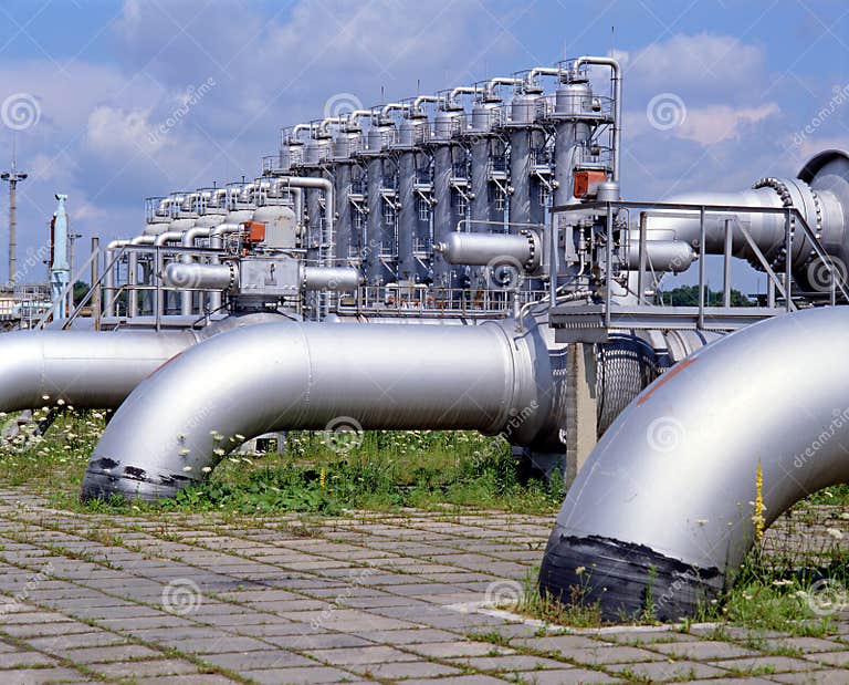 Gas Supply stock image. Image of metal, power, finances - 2112377