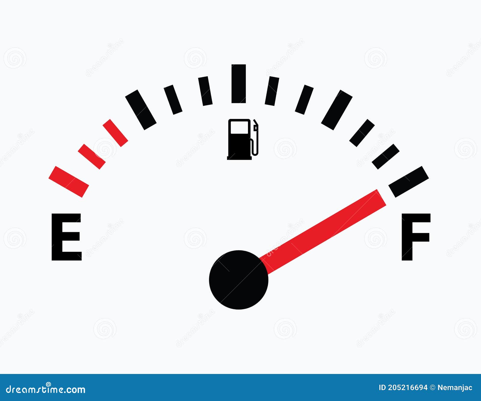 Gas tank illustration stock vector. Illustration of icon - 205216694