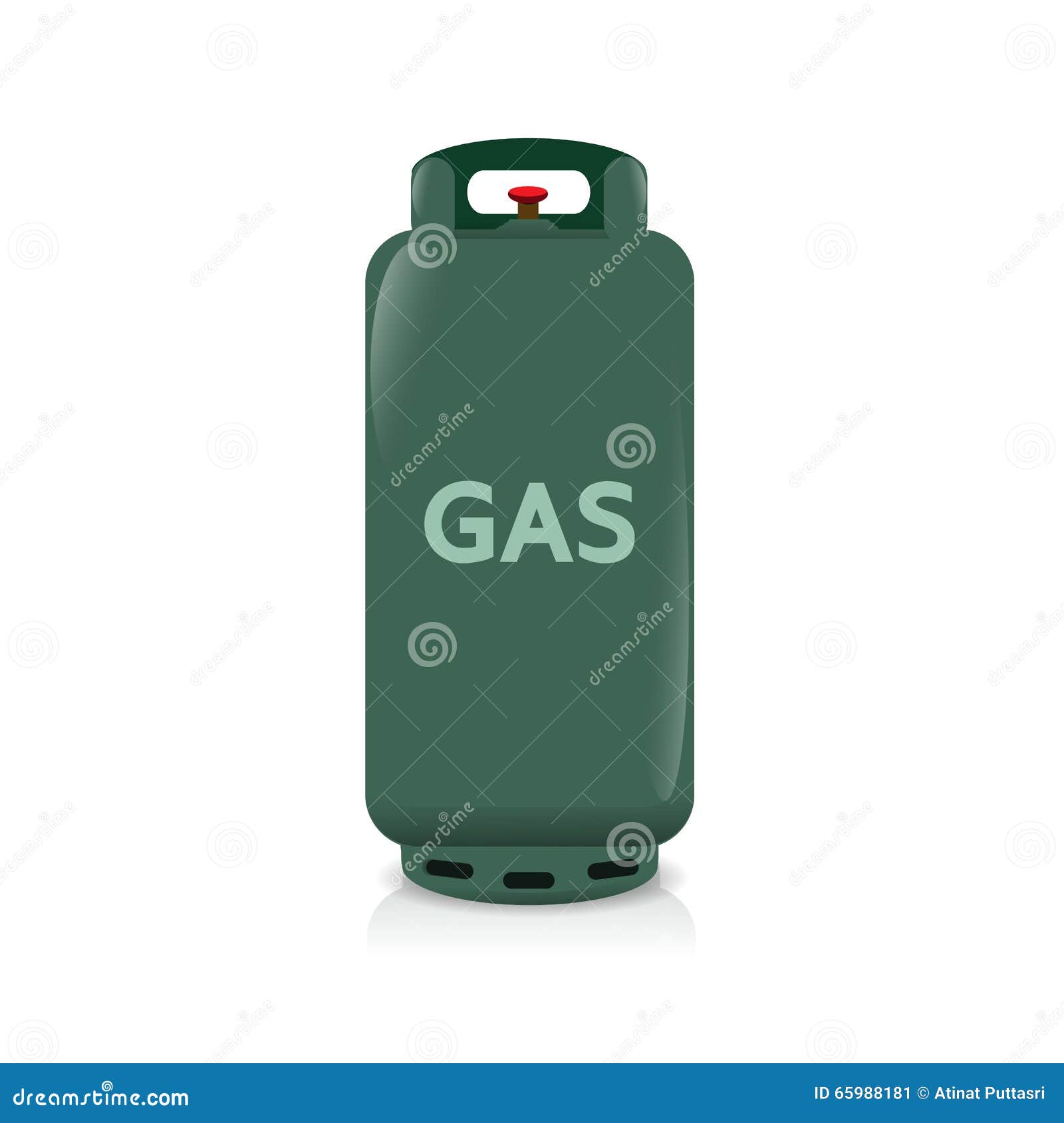 Gas tank. stock illustration. Illustration of butane - 65988181