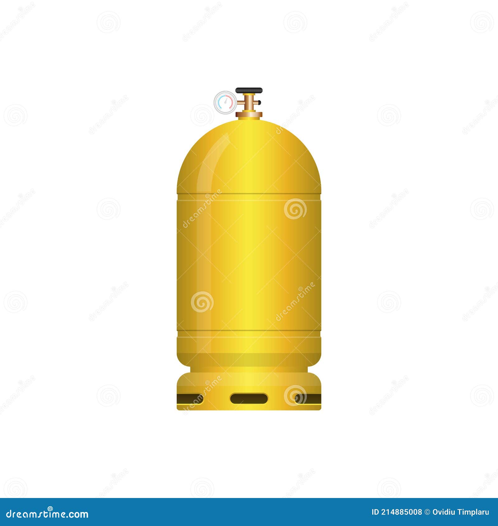 Gas Tank Vector Illustration Isolated on White Background Stock Vector ...