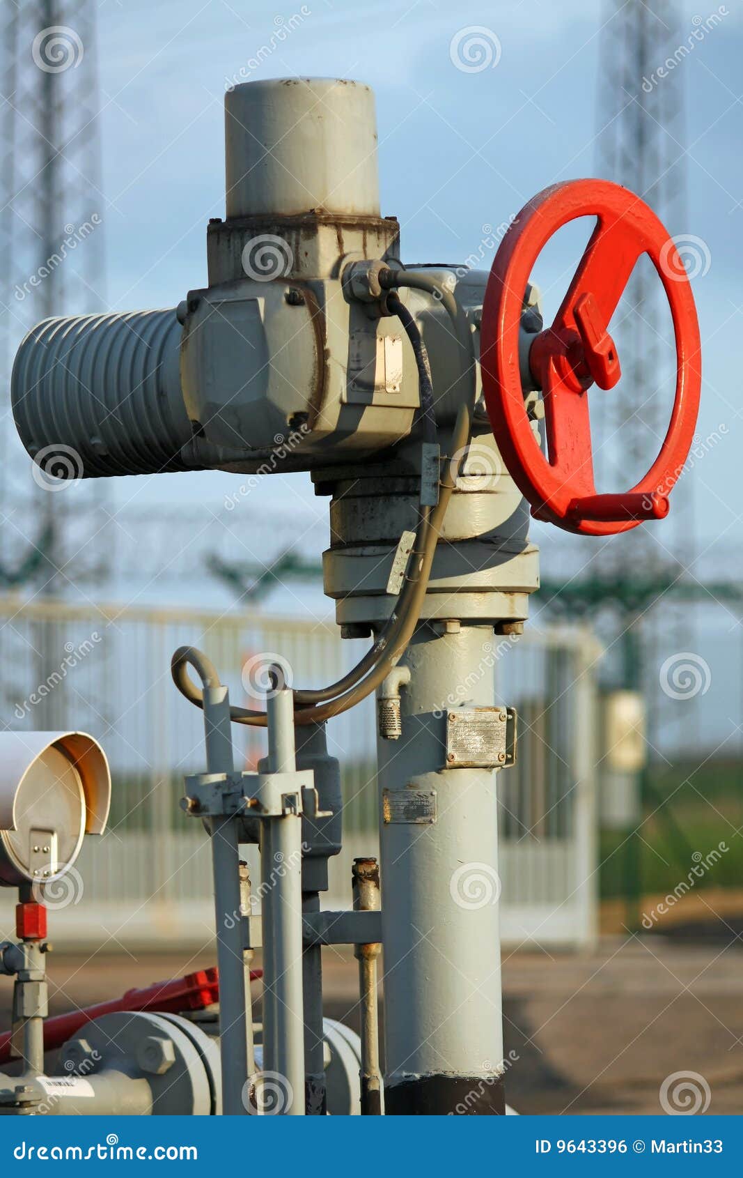 Gas tap stock photo. Image of safe, pipe, industrial, conduit - 9643396