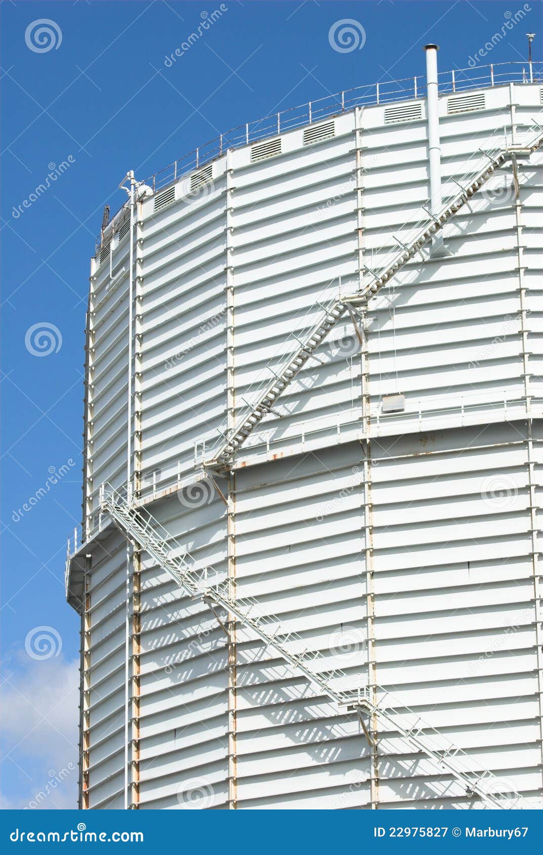 Gas Tower stock image. Image of fuel, industry, steps - 22975827