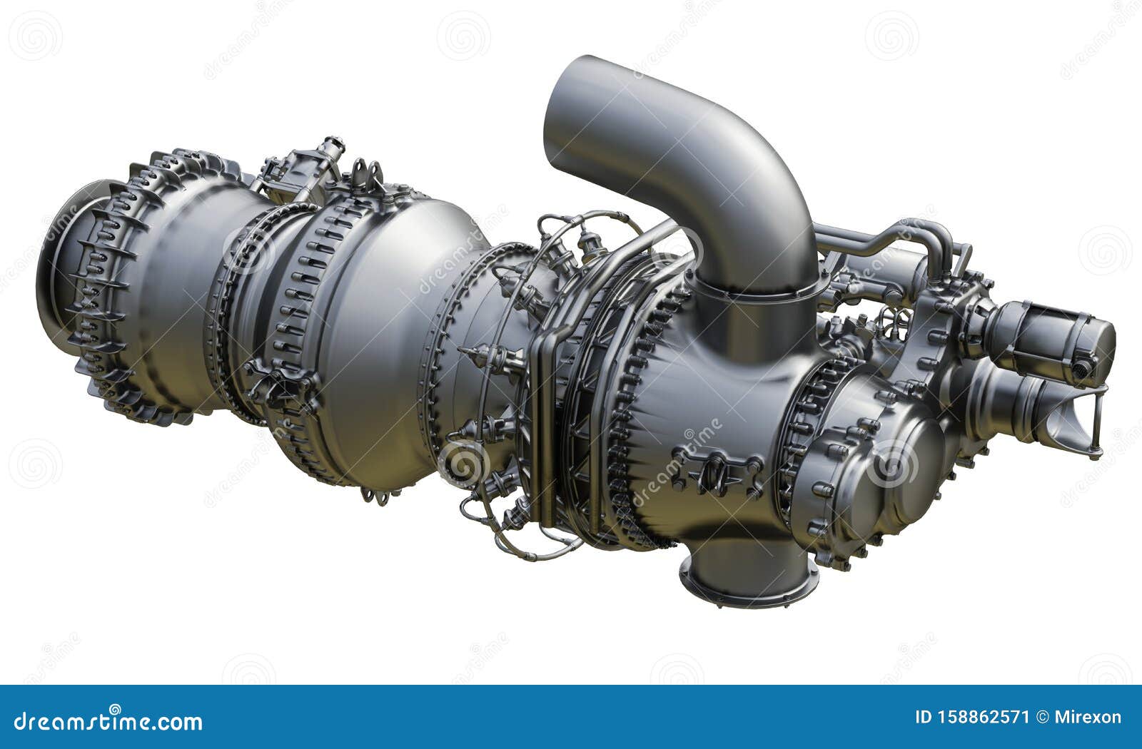 Gas Turbine Engine Working Royalty-Free Stock Photography ...