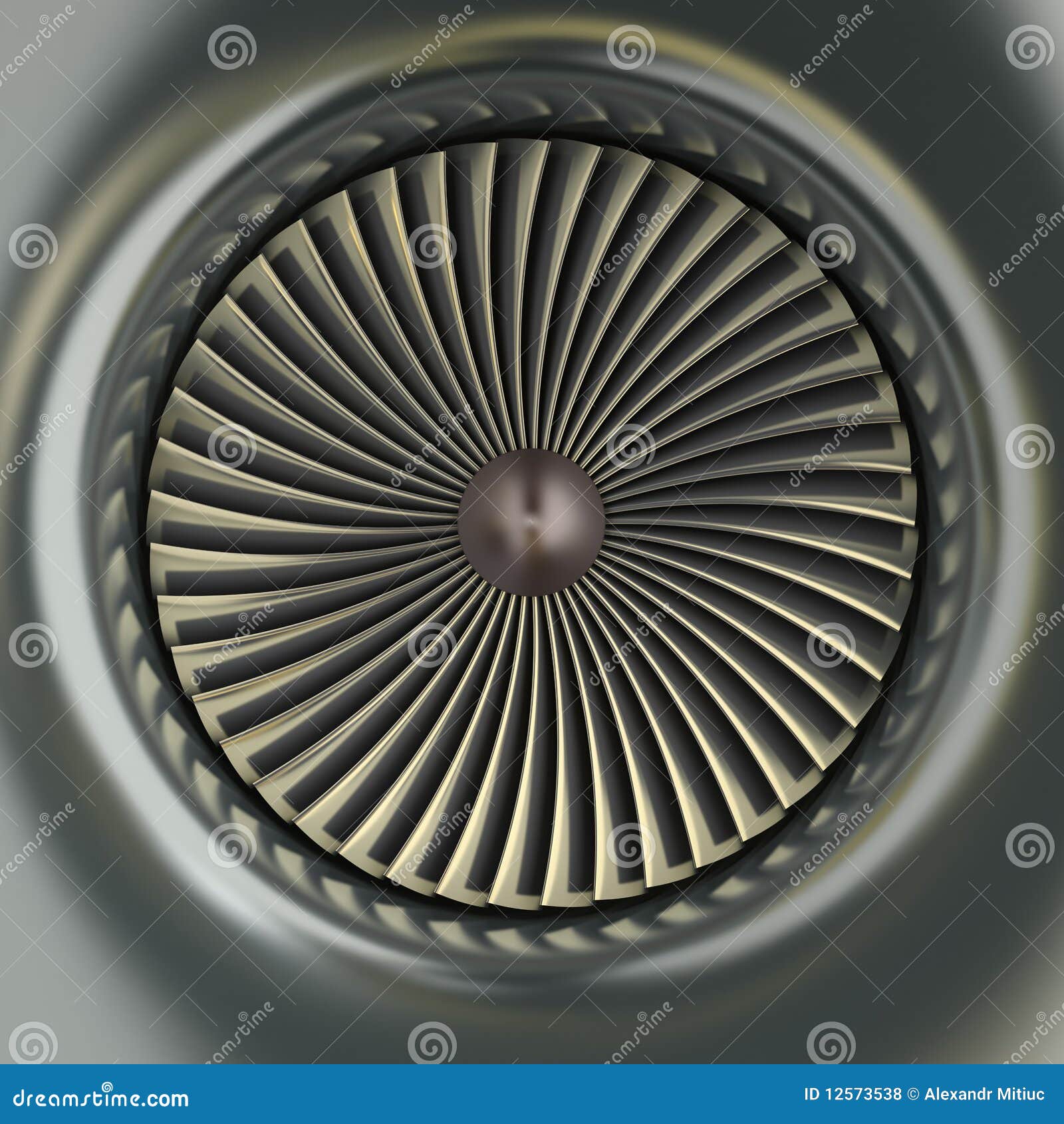 Gas Turbine Jet Engine Royalty-Free Stock Image | CartoonDealer.com ...