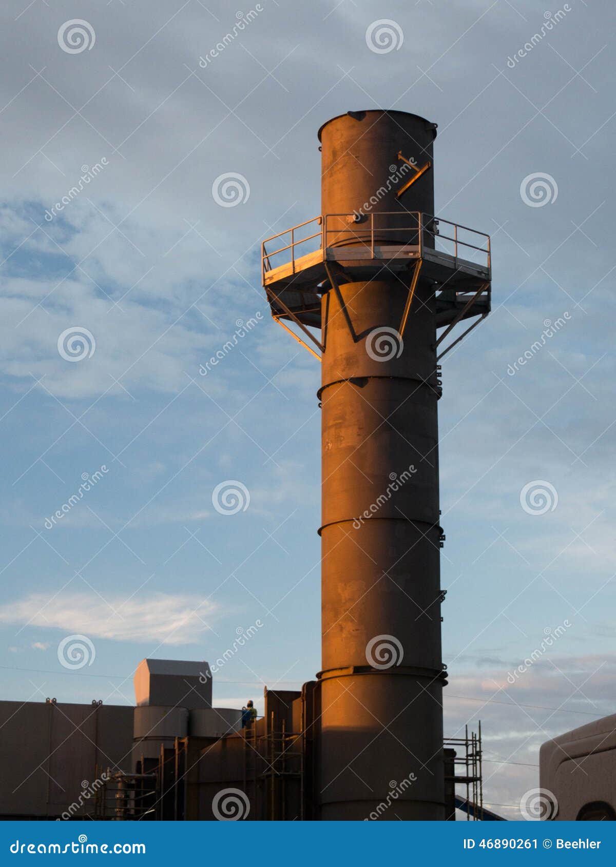 Gas turbine stack stock image. Image of fuel, blue, pipe - 46890261