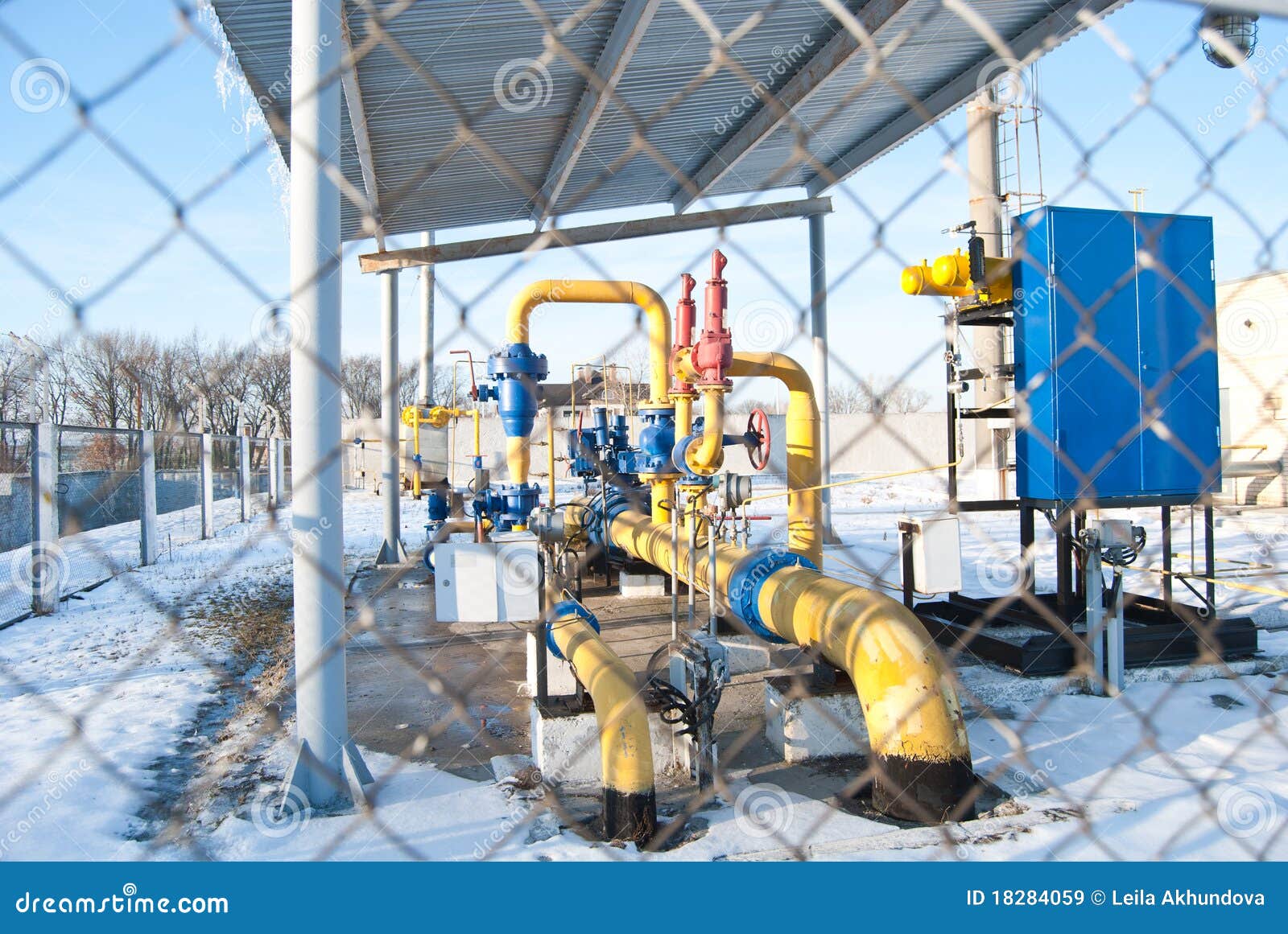 Gas Underground Storage, Refinery Factory Stock Image - Image of ...