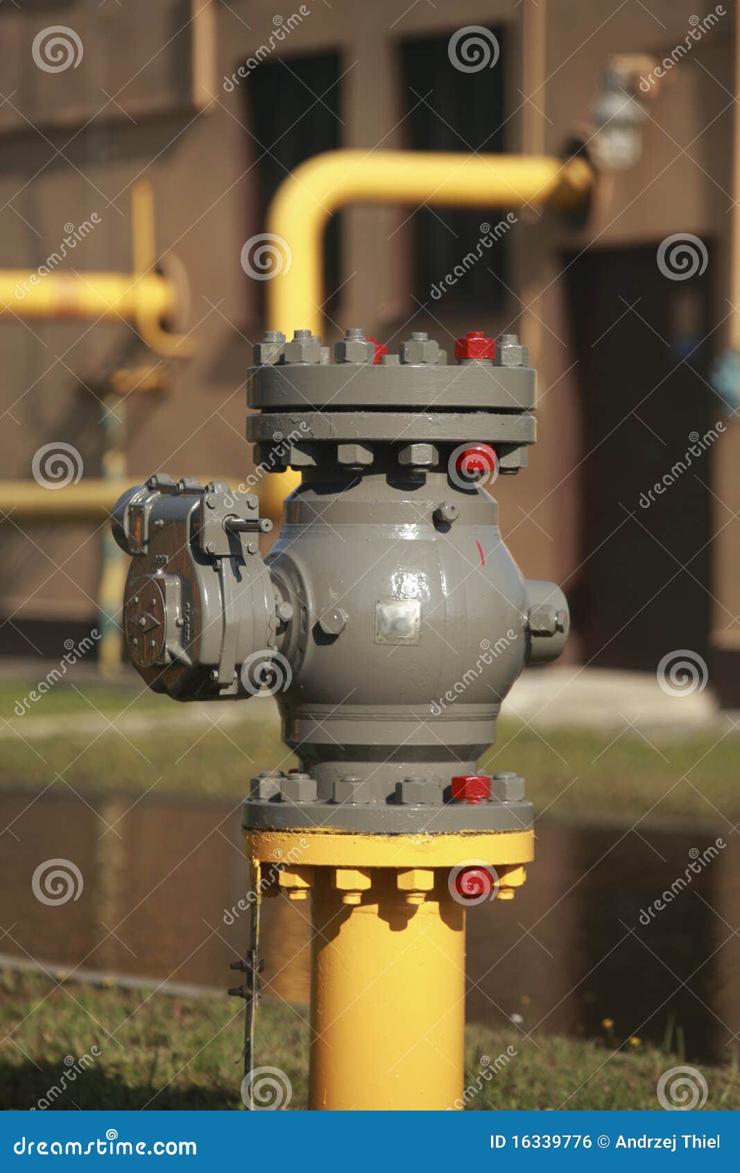 Gas valve stock photo. Image of gasoline, industrial - 16339776