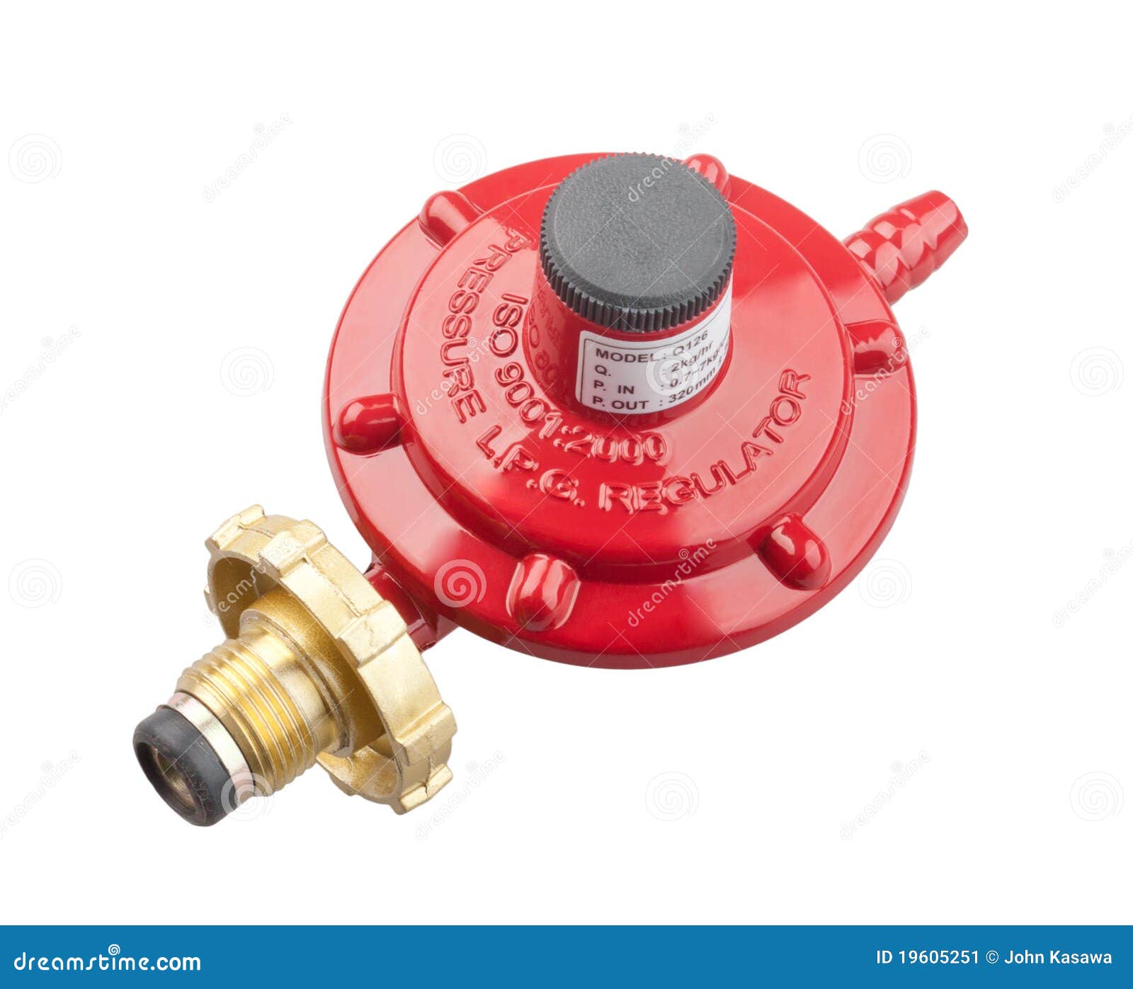 Gas valve isolated stock image. Image of pipeline, engineering - 19605251