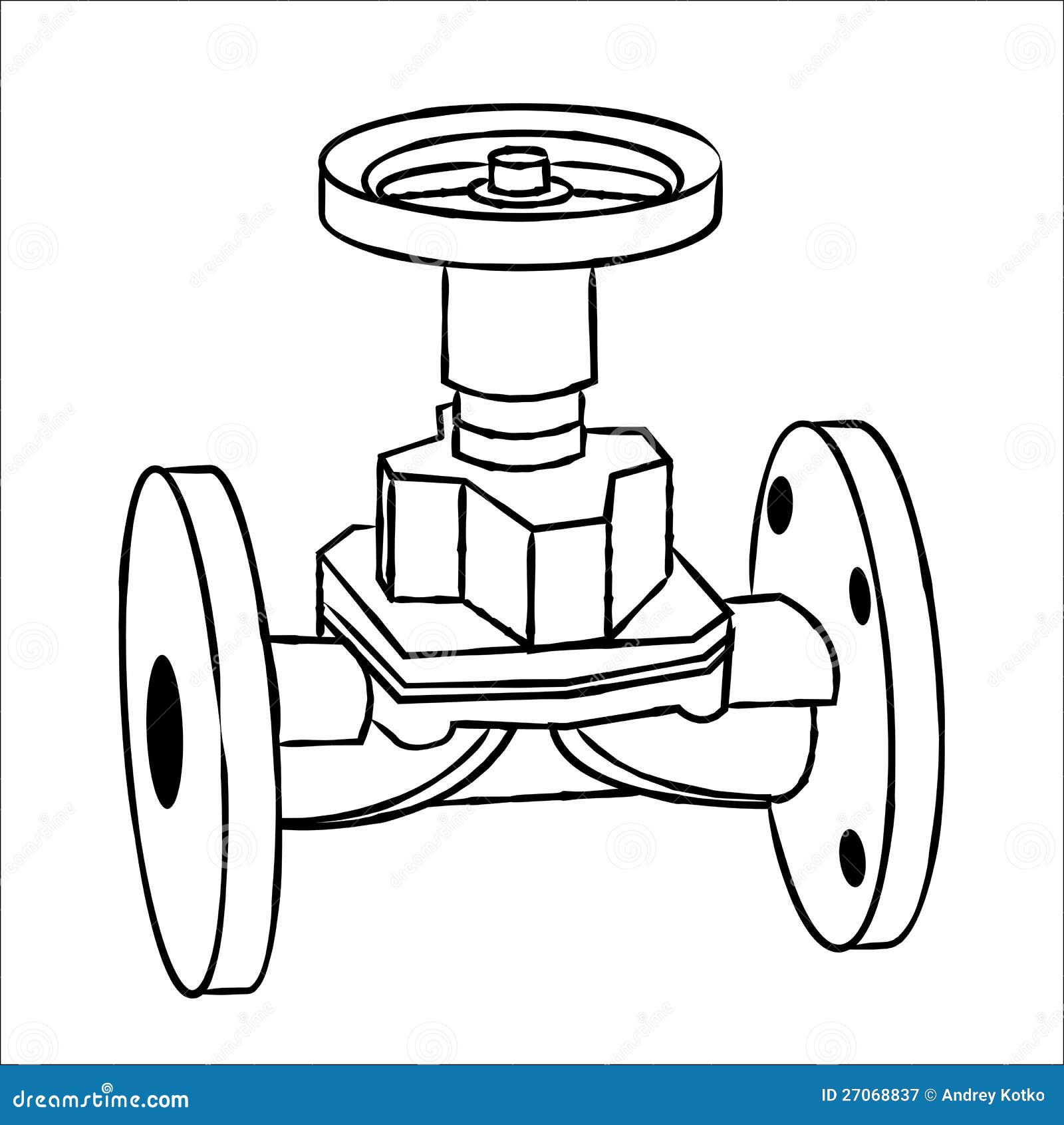 Gas valve stock vector. Illustration of refinery, fossil - 27068837