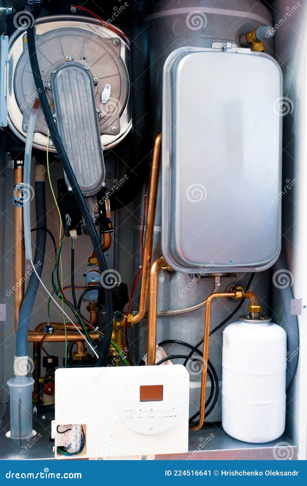 Gas Water Heater, Internal Structure. Heating Equipment for the Home ...