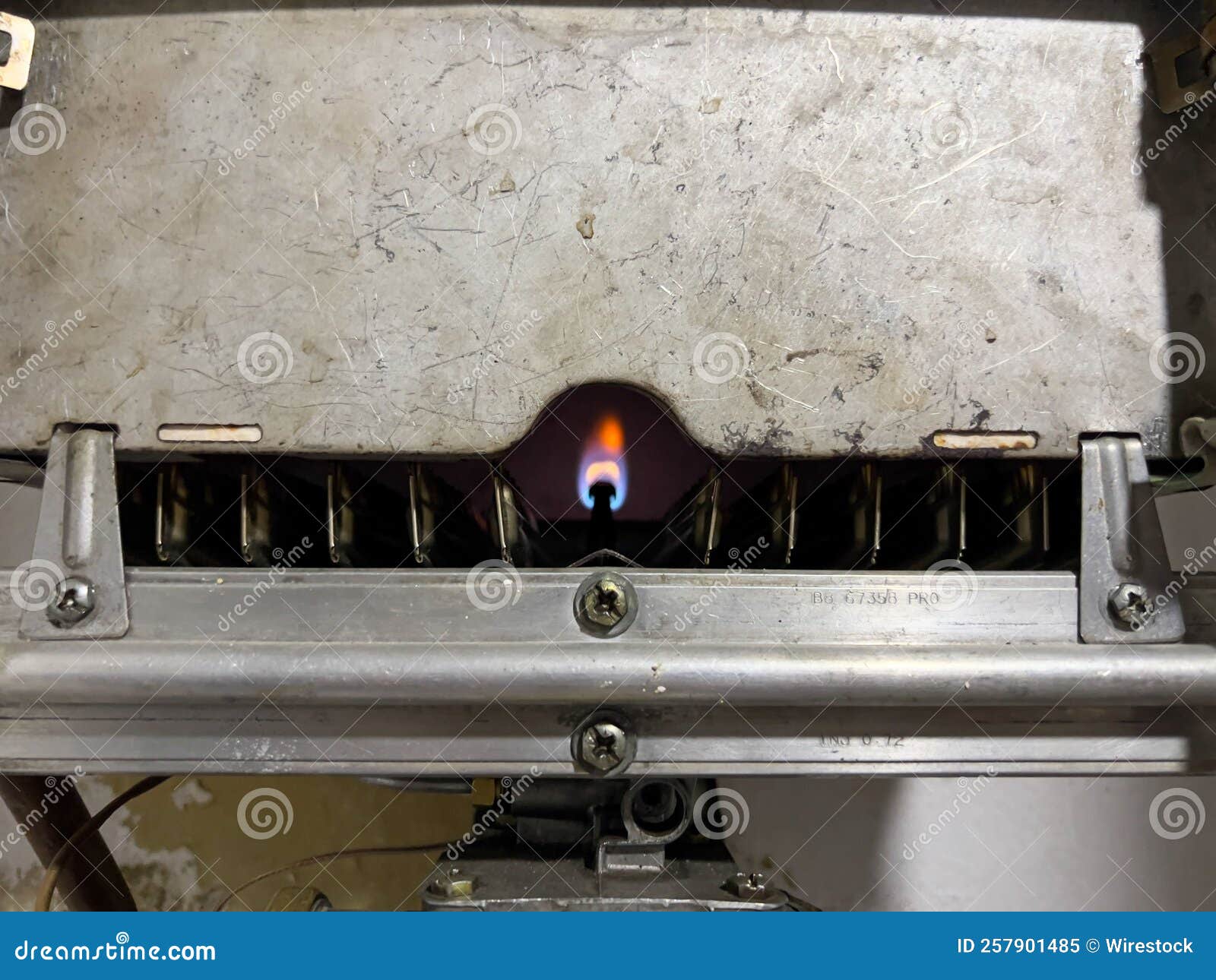 Gas water heater turned on stock image. Image of butane - 257901485 Gas water heater turned on stock image. Image of butane - 257901485