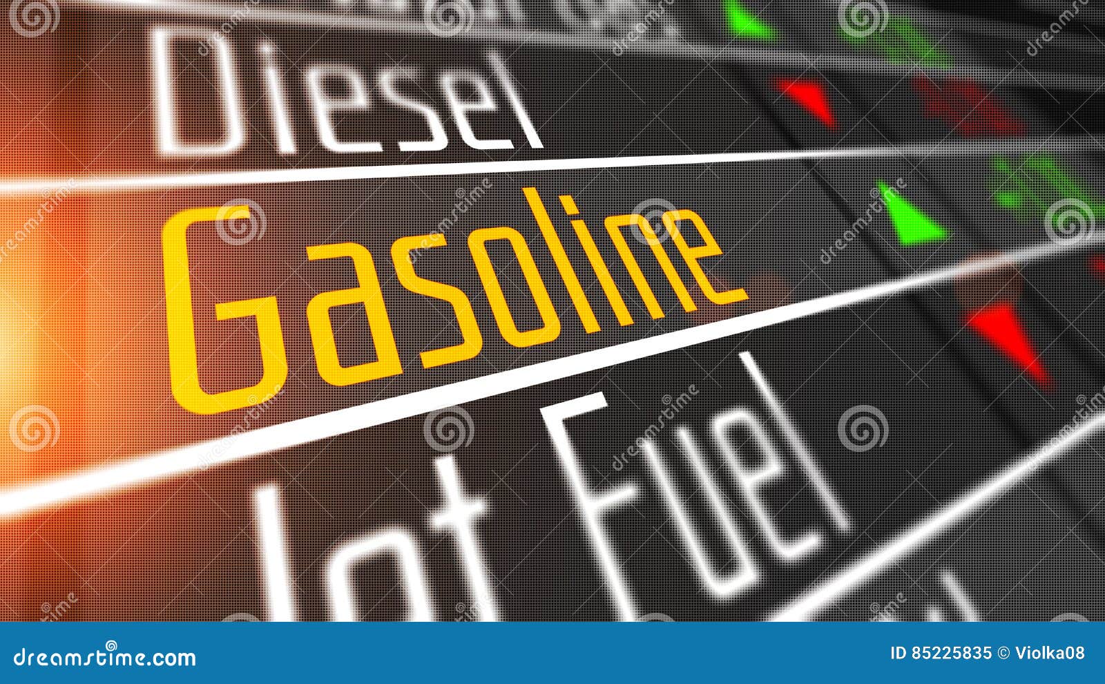 Gasoline As Commodity on the Stock Market. Stock Image - Image of ...