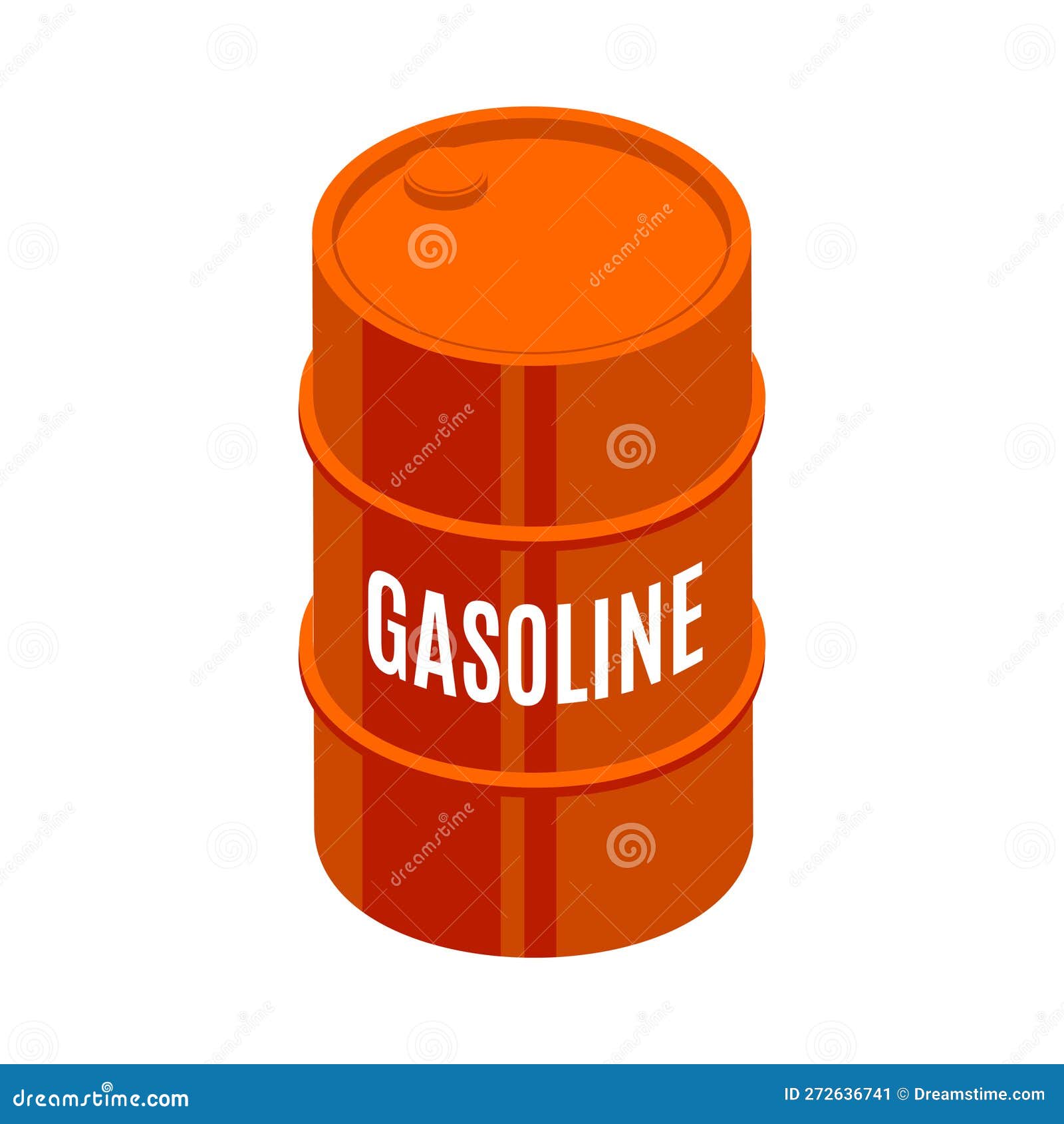 Gasoline Barrel Icon stock vector. Illustration of clipart - 272636741