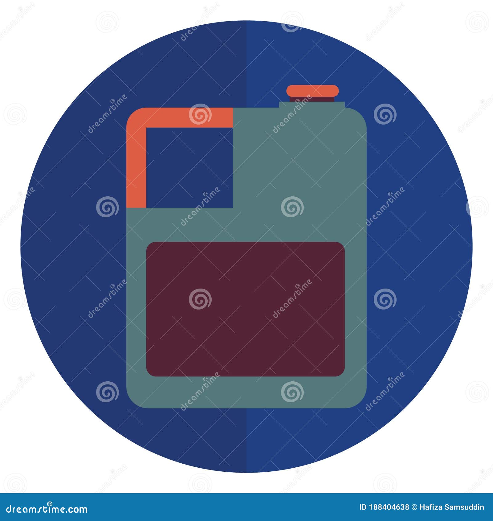 Gasoline Bottle. Vector Illustration Decorative Design Stock Vector ...