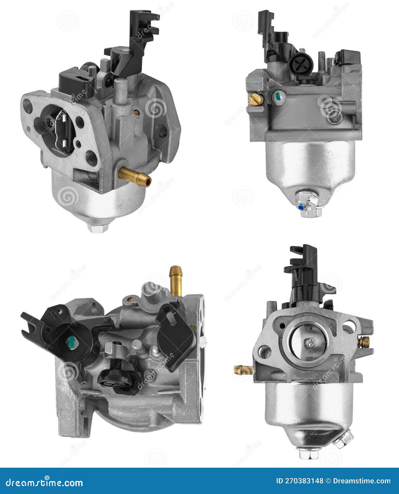 Gasoline Carburetor for an Internal Combustion Engine, on a White ...