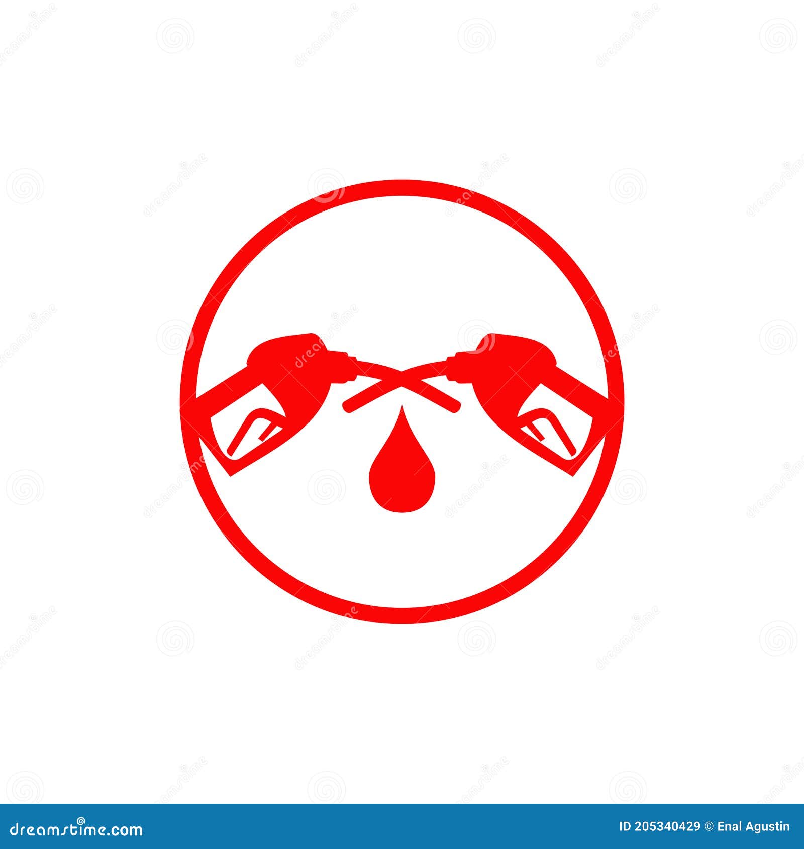 Gasoline or Gas Station Logo Design Template Stock Vector ...