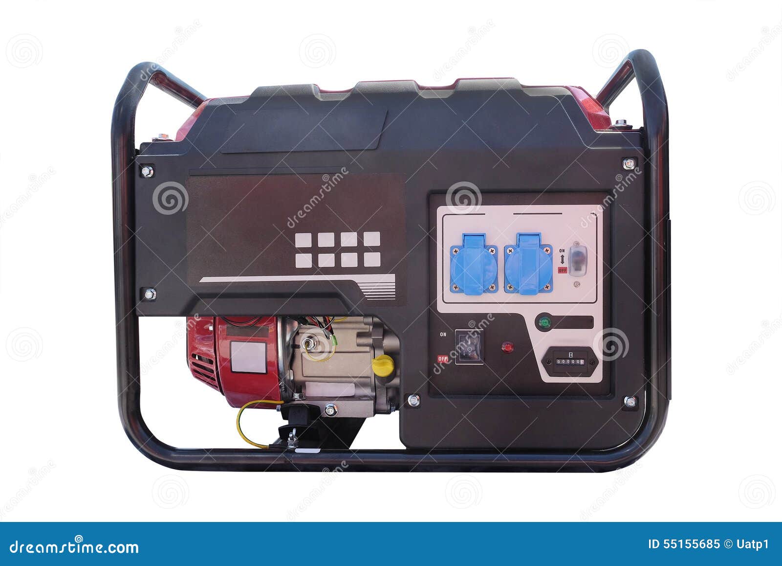 Gasoline generator stock image. Image of electricity - 55155685