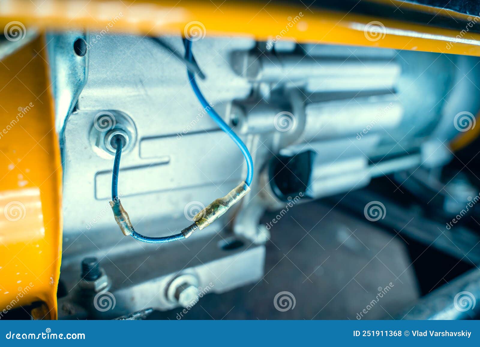 Engine Wiring Harness Jumper Wire Plug Isolated On White Background ...