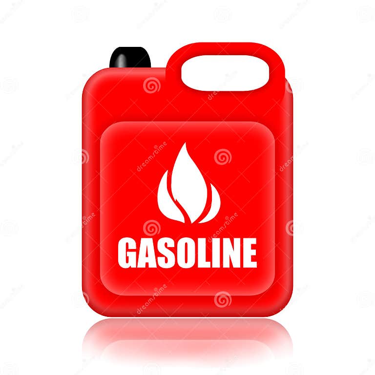 Gasoline jerrycan stock illustration. Illustration of economics - 23518448