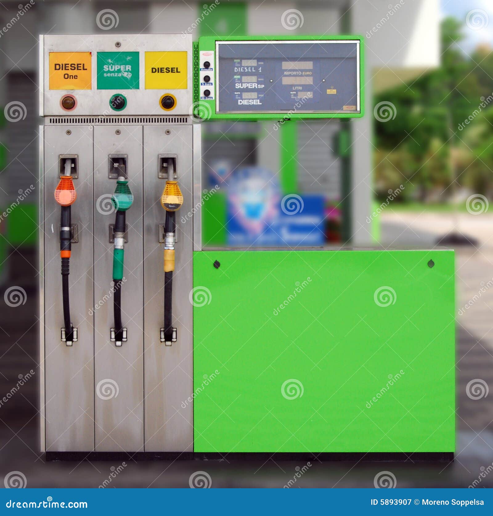 Gasoline price sign - Euro stock image. Image of premium - 5893907