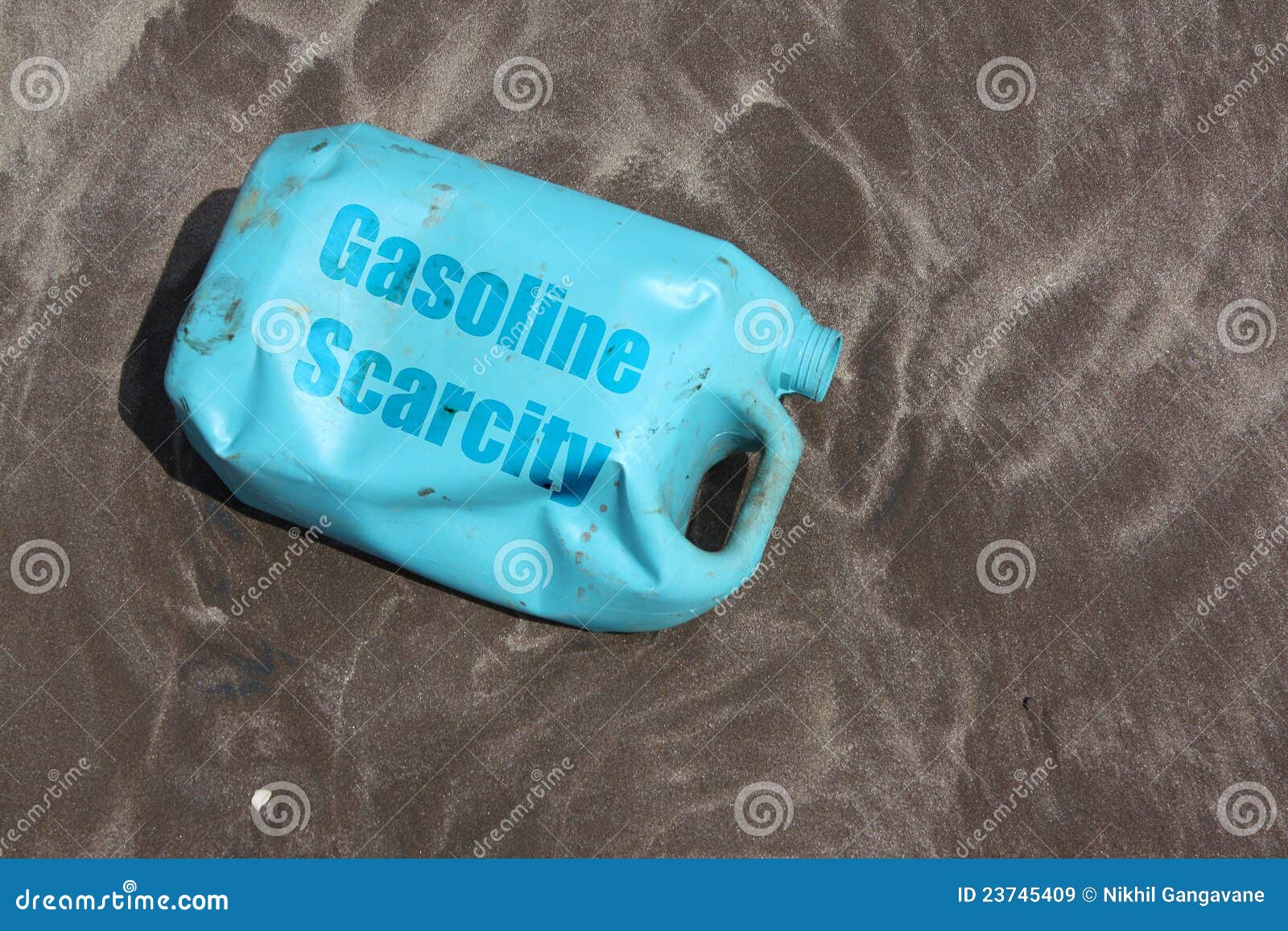 Gasoline Scarcity stock image. Image of empty, container - 23745409