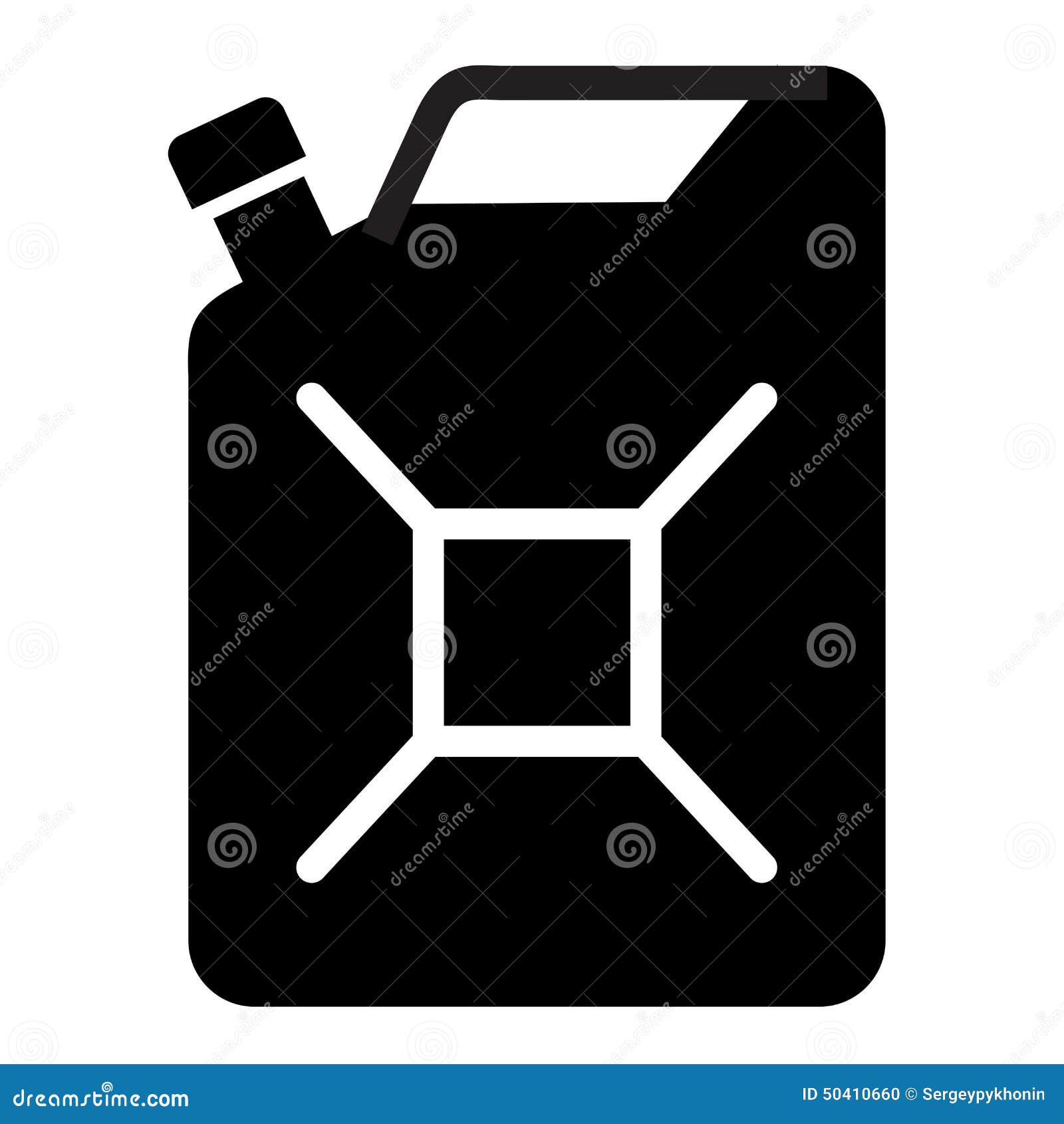 Gasoline Vector Logo Design Template. Jerry Can of Stock Vector ...