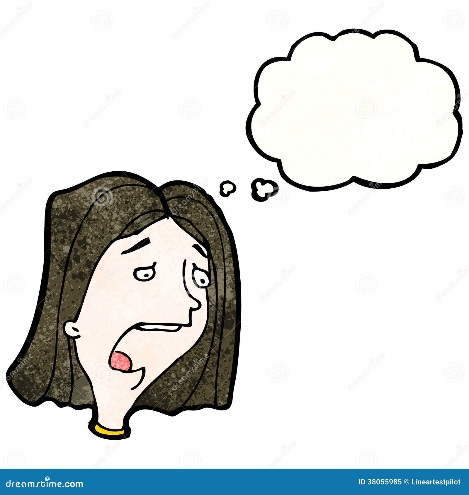 Gasping Cartoon Woman S Face Stock Vector - Illustration of happy ...