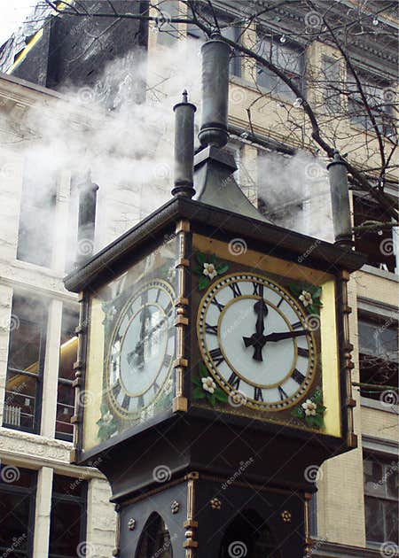 Gastown Steam Clock stock image. Image of late, city, color - 10189