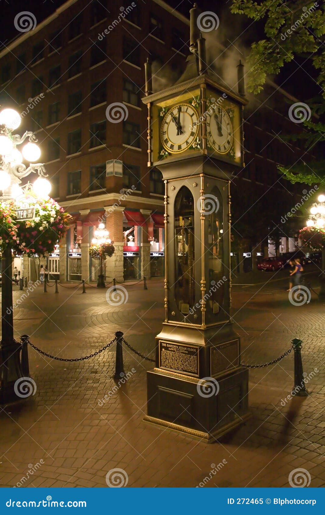 Gastown Steam Clock stock image. Image of clock, landmark - 272465