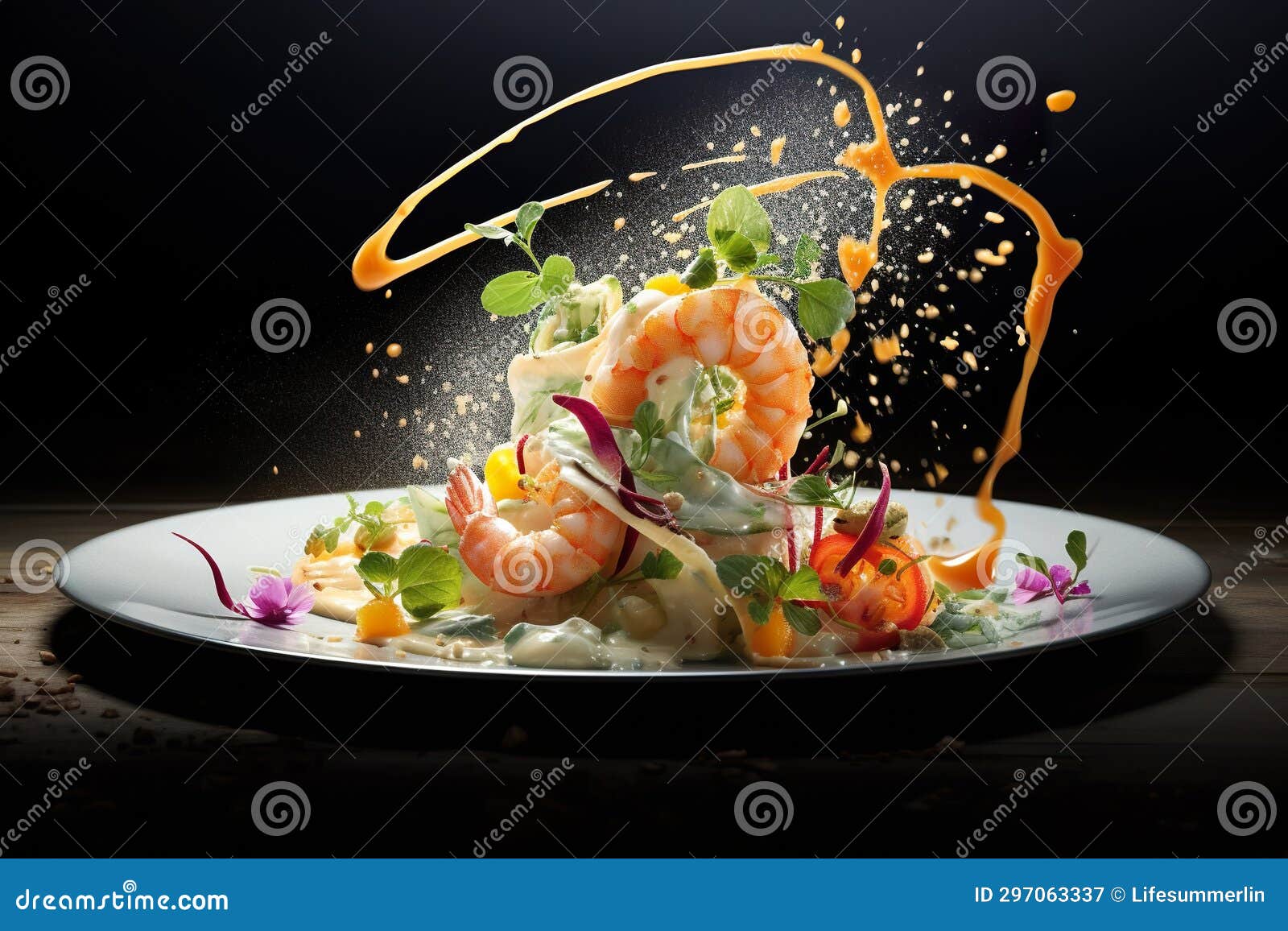 Gastronomic Artistry: Crafted Culinary Masterpieces Stock Image - Image ...